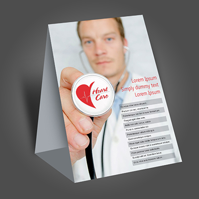 Table Tent Card Two Side